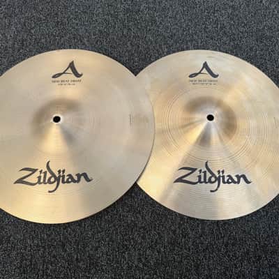 Zildjian 14 inch A Zildjian New Beat Hi-hat Cymbals | Reverb