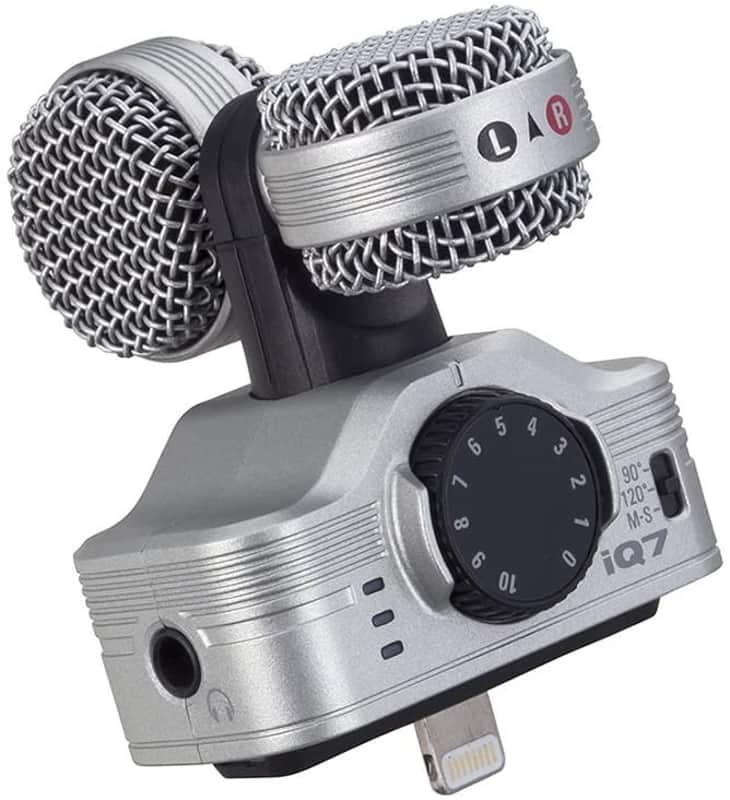 ZOOM iQ7 MS Stereo Microphone for iPhone/iPad/iPod touch | Reverb