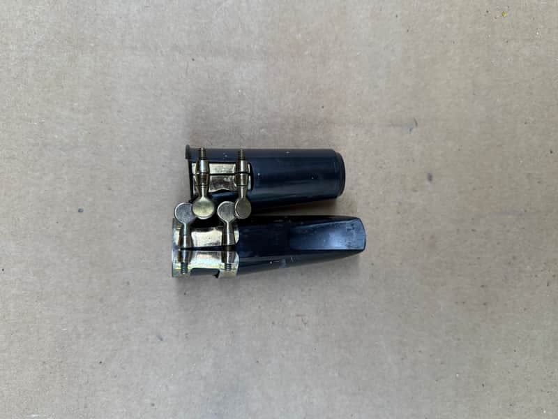 Meyer Alto Saxophone Hard Rubber Mouthpiece w/ Ligature, Cap | Reverb
