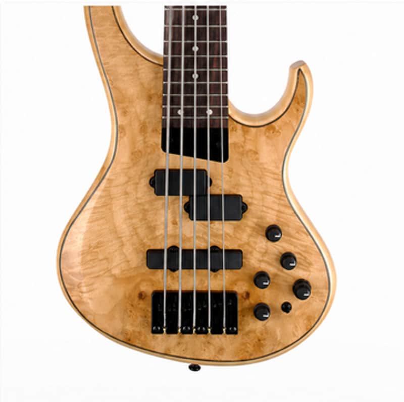 MTD Kingston LK5 Rosewood Fingerboard, Natural Maple Burl | Reverb