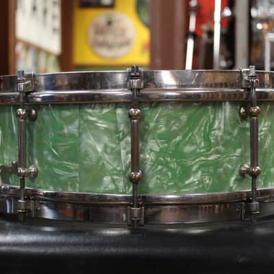 1926 Liberty 5x14 Snare Drum in Sea Green Pearl | Reverb