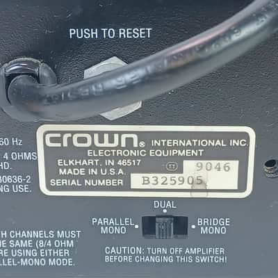 Crown Com-Tech 200 Watt 2-Channel Power Amplifier | Reverb