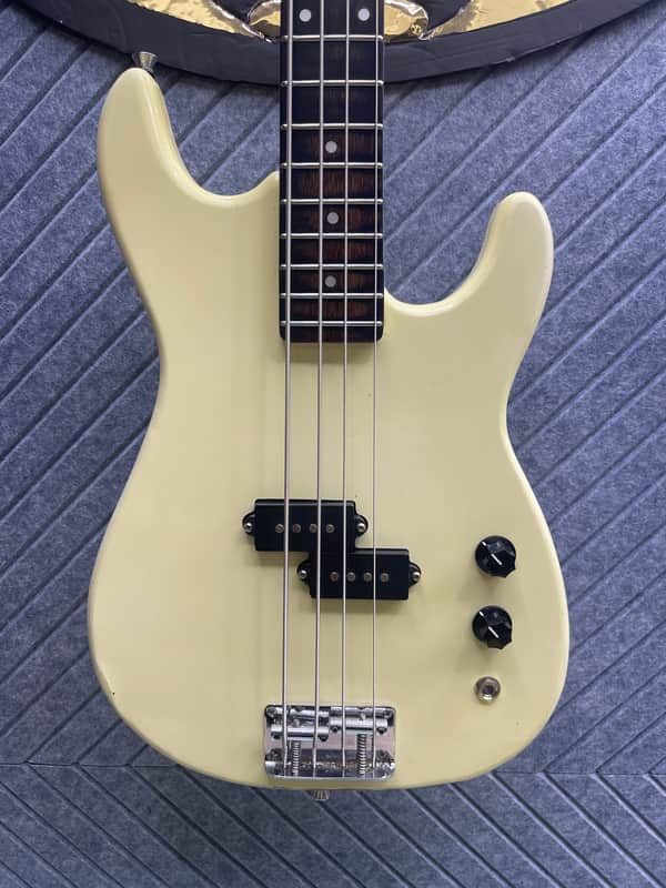 Kay Starter Series Bass Vintage White Cream Short Scale | Reverb