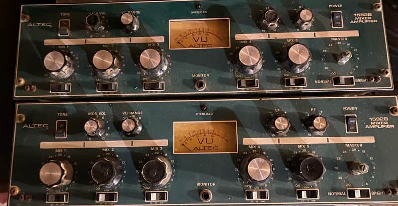 Vintage Altec 1592B Rack 5-Channel Microphone Preamp Line | Reverb