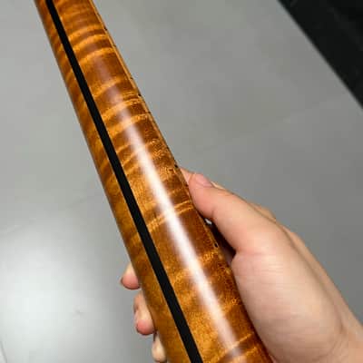 Bone nut Tele Round-head stainless steel Roasted flame Maple | Reverb