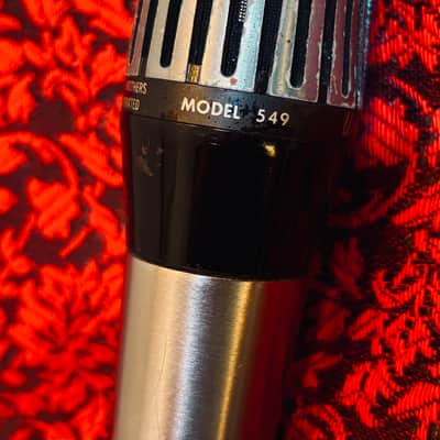 Rare 1970s Shure Unidyne IV Model 549 Chrome (+Stand & Cable) | Reverb