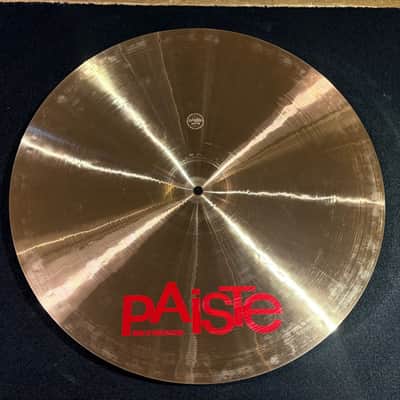 Paiste Used Red Label 2002 18 in Medium Crash Cymbal 1567g | Reverb