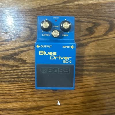 Boss BD-2 Blues Driver (Silver Label) 1995 - Present - Blue | Reverb