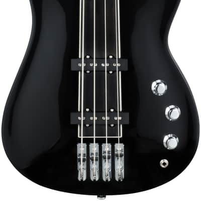 Hagstrom Super Swede Bass Black Gloss w/Case | Reverb