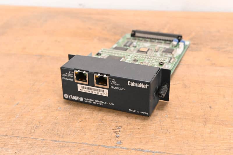 Yamaha MY16-CII CobraNet Network I/O Card CG01XL1 | Reverb