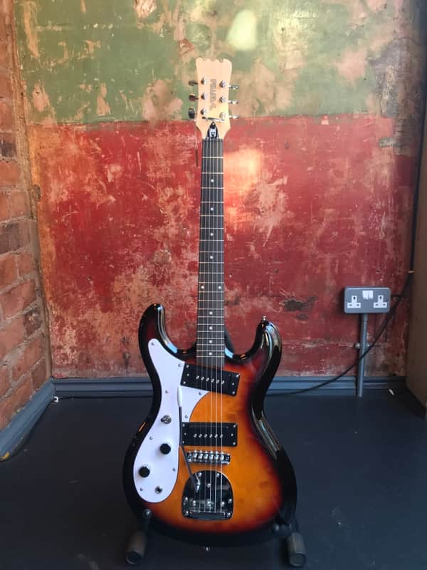 Eastwood Hi-Flyer Phase 4 DLX LH Sunburst | Reverb