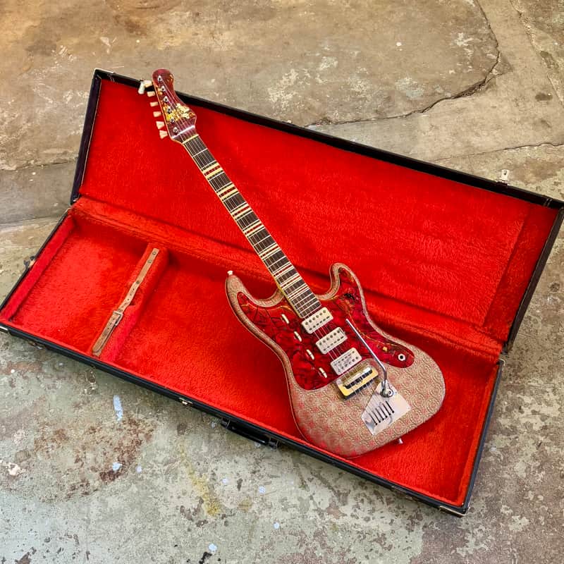 Hofner Galaxie 176 Deluxe 1960’s - Brokat original vintage | Reverb