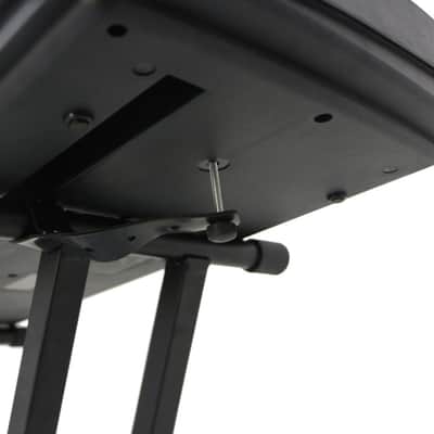 Glarry Dual-tube X-Shape Keyboard Stand Black | Reverb