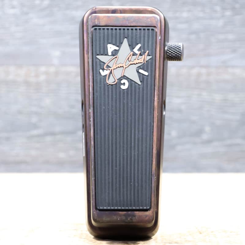 Dunlop JC95 Jerry Cantrell Cry Baby Wah Road Worn Brass | Reverb