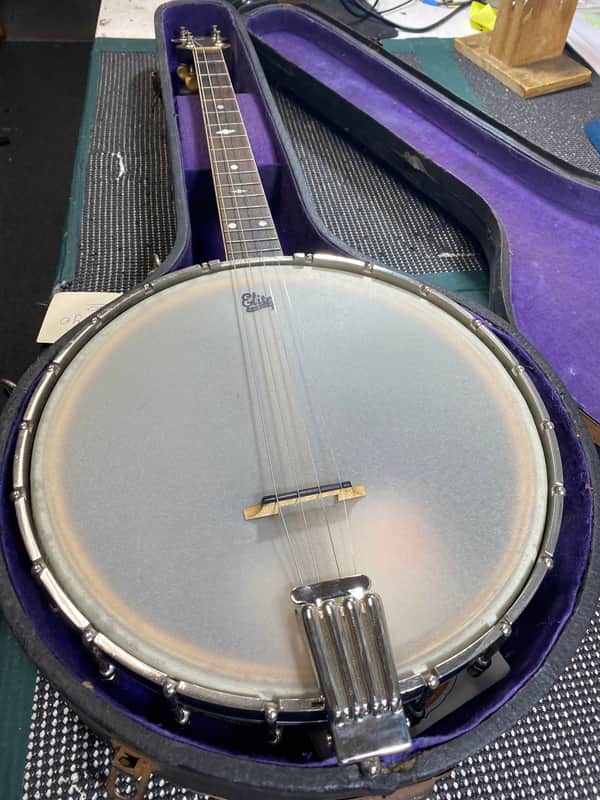 1930's Unmarked Primitive Tenor Banjo | Reverb