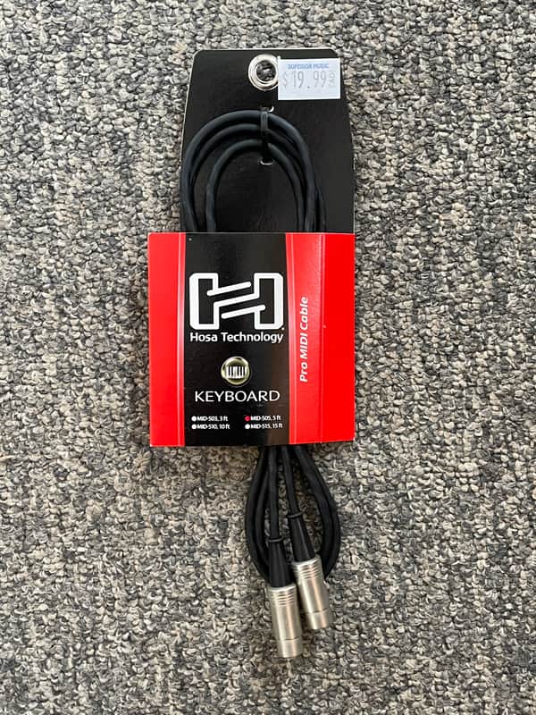 Hosa Pro midi Cable 5 FT 2026 - New | Reverb