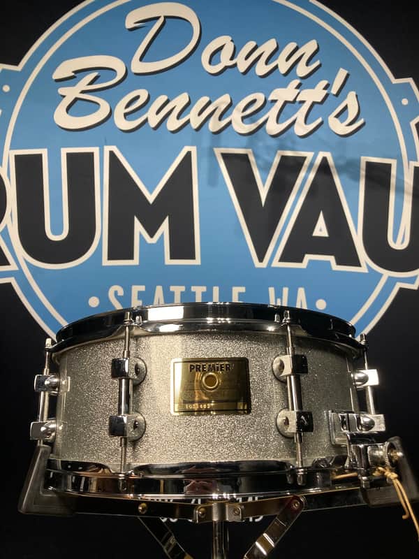 Premier - 5x14" Signia Marquis Snare Drum 1990s - Silver | Reverb