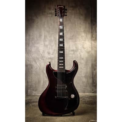 Dunable USA Gnarwahl 7-String H Black/Red Colorshift Pearl | Reverb