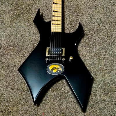 "War-Hawk" Electric Guitar - Black - Custom Iowa Hawkeye | Reverb