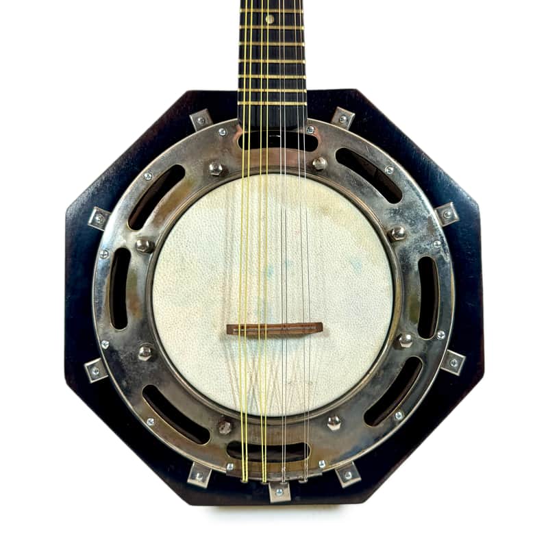 Banjo-Mandolin (Banjolin) Busato Style « Pierrot de la Lune » | Reverb