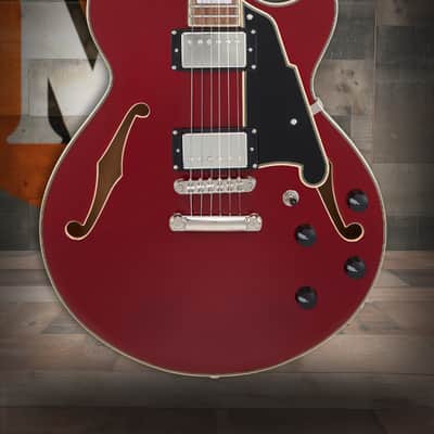 D'Angelico Premier SS Single Cutaway - Burnt Red (DAPSSBRDNS) | Reverb