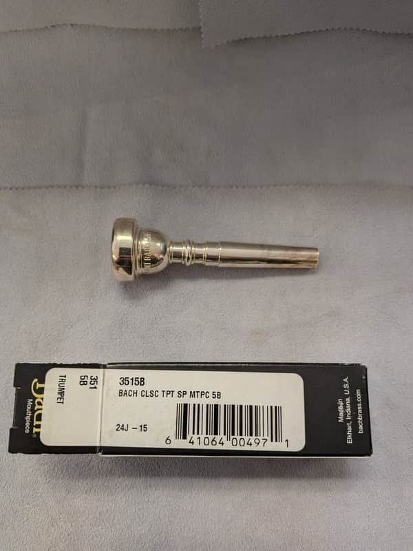 USED Bach 5B Trumpet Mouthpiece | Reverb