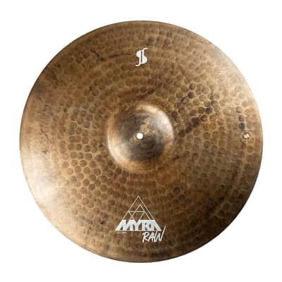 Stagg Myra Raw 21 Inch Ride Cymbal l B20 Bronze Alloy l 80% | Reverb