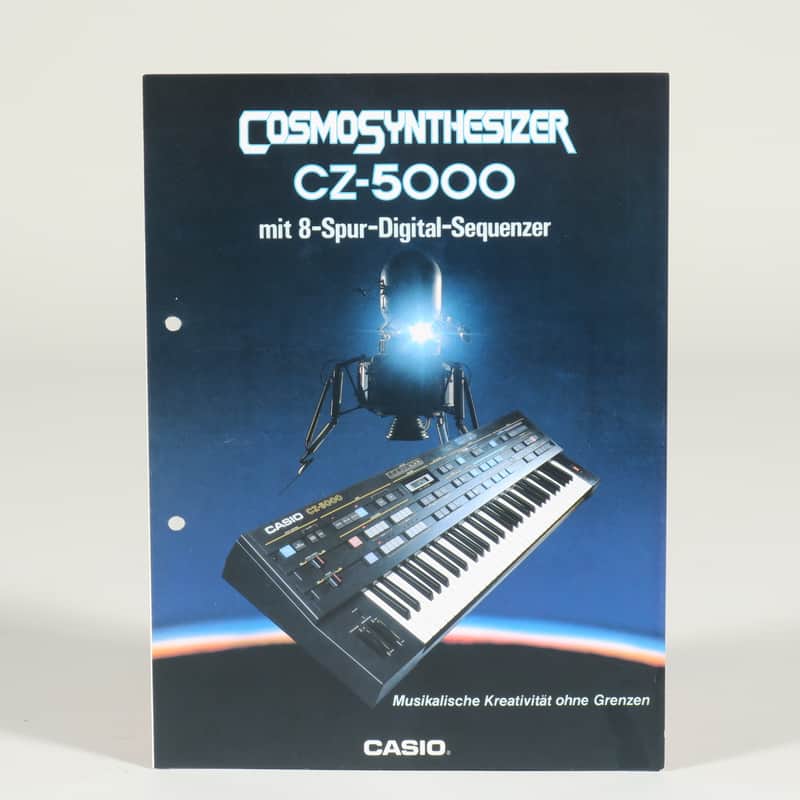 Casio CZ-5000 Cosmo Synthesizer brochure (German) | Reverb