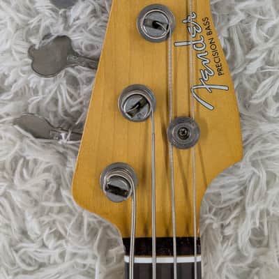 Fender Vintera® II Road Worn® '60s Precision Bass, Charcoal | Reverb