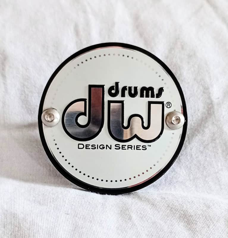 DW DESIGN SERIES DRUM BADGE NO SERIAL NUMBER-FREE SHIP TO | Reverb