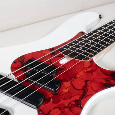 Dingwall SP1 5-String Bass Guitar | Matte Ducati Pearl White | Reverb