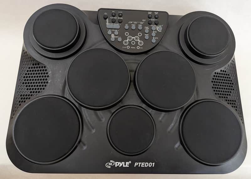 Pyle PTED01 Electronic Tabletop Drum Kit (USED) | Reverb