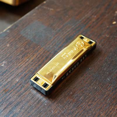 Lee Oskar Japan 25th Anniversary G Major Diatonic Gold | Reverb