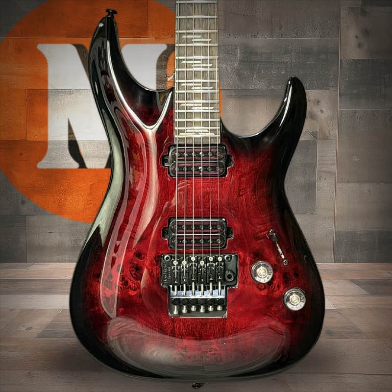 Schecter Omen Elite-6 FR - Black Cherry Burst (2453) | Reverb