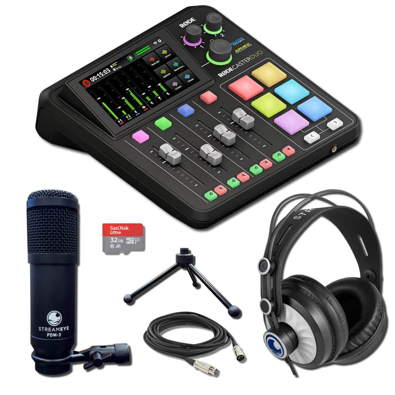 Rode RODECaster Duo Streaming Mixer with StreamEye PDM-3 | Reverb