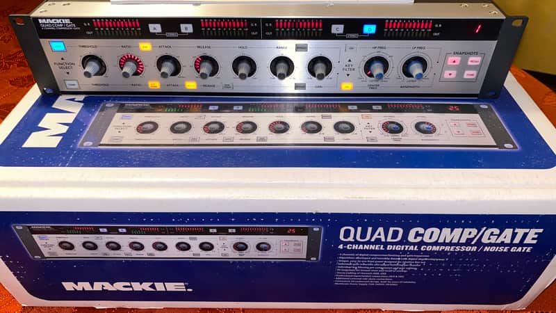 Mackie QUAD Comp/Gate 4-ch. Rack Mount Digital | Reverb