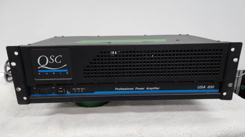 QSC Vintage Series USA Model 850, 270 watts 8 Ohms, made in | Reverb