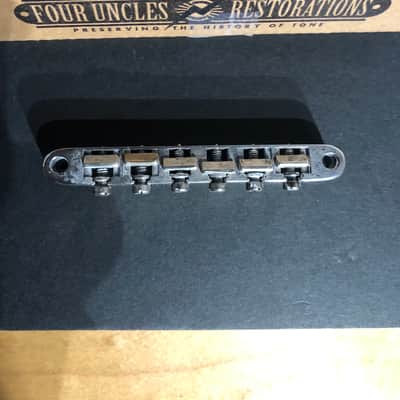 Four Uncles Restorations ABR1 bridge replica 2021 Nickel aged | Reverb