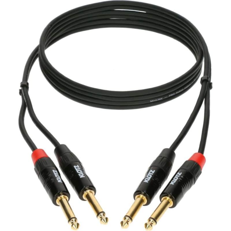 Klotz KT-JJ600 Twin-Audio Cable Jack 6m - Audio Cable | Reverb
