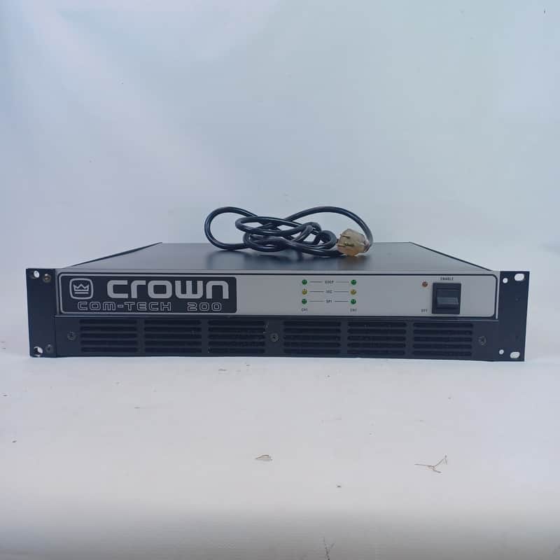Crown Com-Tech 200 Watt 2-Channel Power Amplifier | Reverb