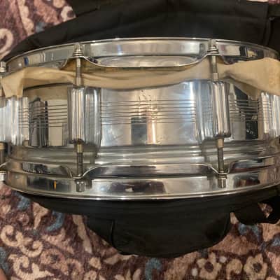 Rogers "7-Line" Dyna-Sonic 5x14" Brass Snare Drum with | Reverb