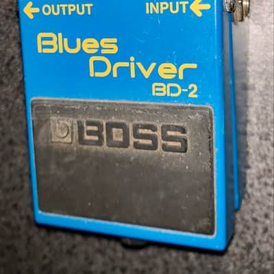 Boss BD-2 Blues Driver (Silver Label) 1995 - Present - Blue | Reverb