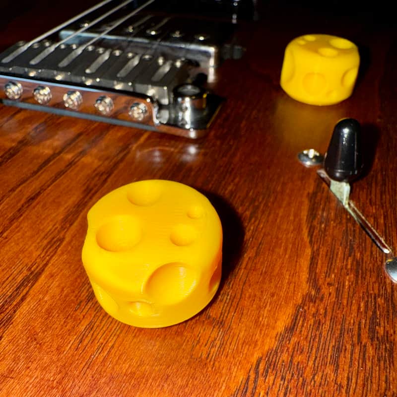 Vol and Tone Set - Cheese Guitar Knobs – Custom Guitar Knobs | Reverb