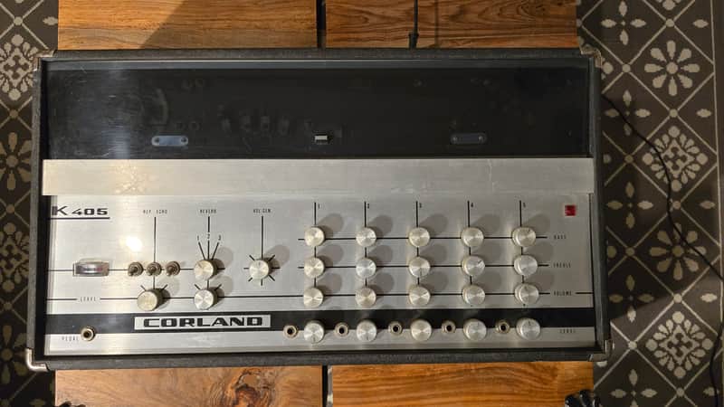 Corland K405 RARE vintage tube amp mixer tape echo made in | Reverb