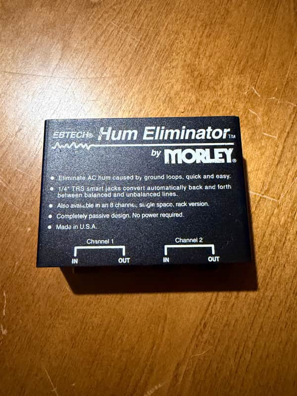 Morley Hum Eliminator 2020 - Present - Black / Gold | Reverb