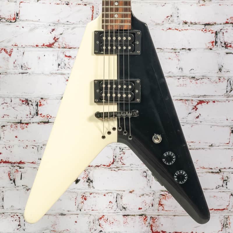 Dean - Michael Schenker Baby V Electric Guitar - Black And | Reverb