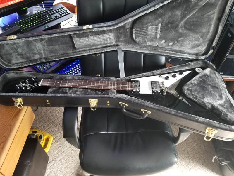 Epiphone Flying V '58 Electric Guitar Black | Reverb