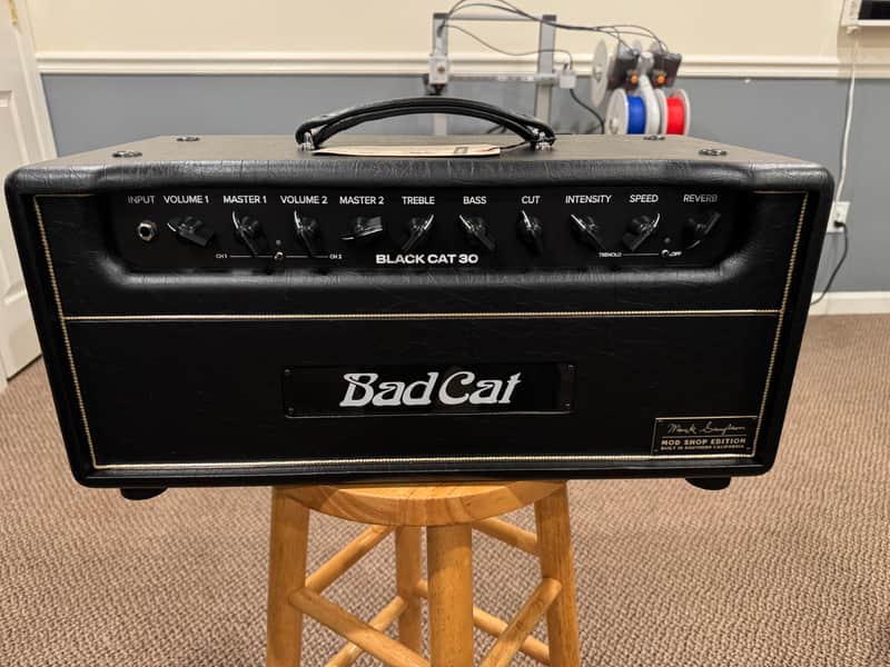 Bad Cat Black Cat 30 Mod Shop Edition Head | Reverb