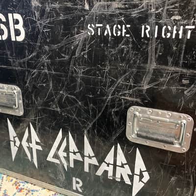 Def Leppard Logo, Tour Used Case Panel Wall Hanging "G6B" | Reverb
