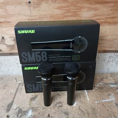 Shure SM58 Handheld Cardioid Dynamic Microphone - Black | Reverb